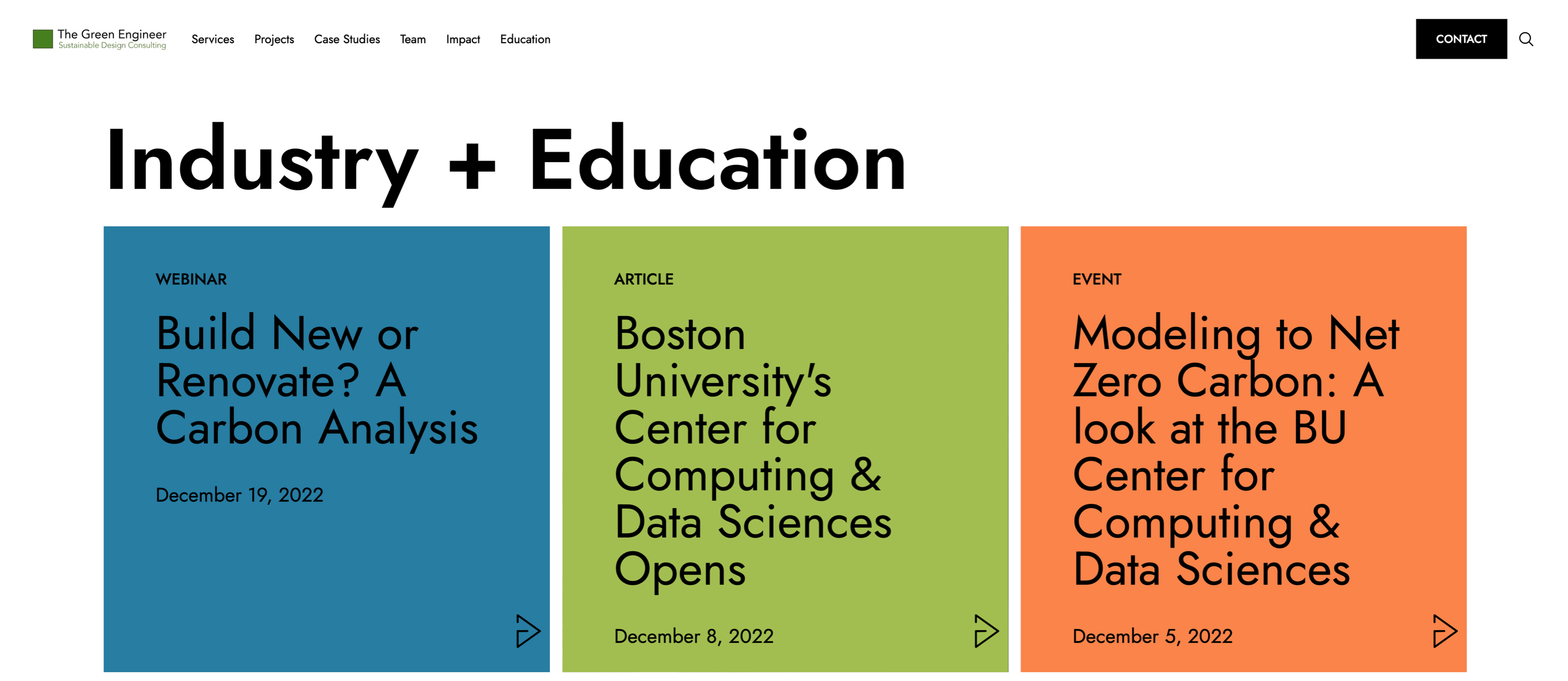 Green Engineer | Services | MacPhee Design ~ Webflower | Boston, MA